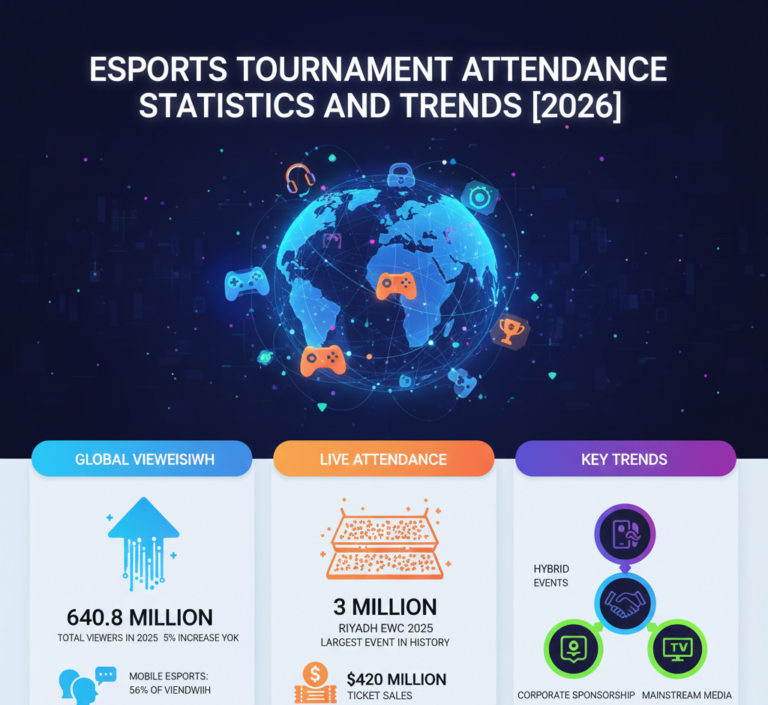 Esports Tournament Attendance Statistics And Trends [2026] - Icon Era ...